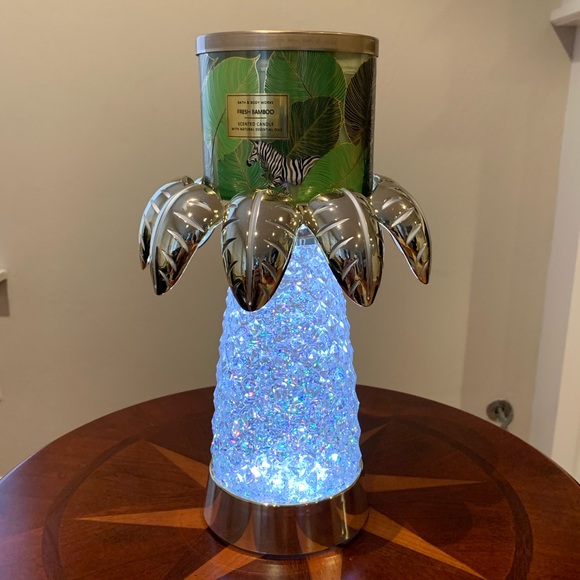 Bath & Body Works | Accents | Bath Body Works Water Globe Palm Tree ...